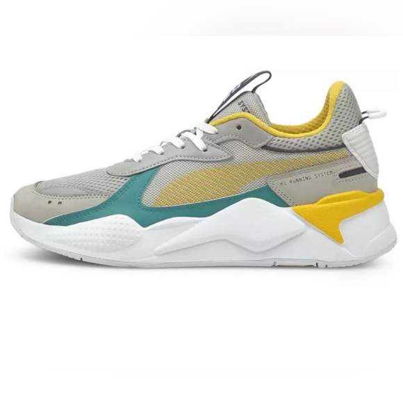 Puma | Shoes | Puma Rsx Toys High Rise Puma White Yellow Green Mens ...